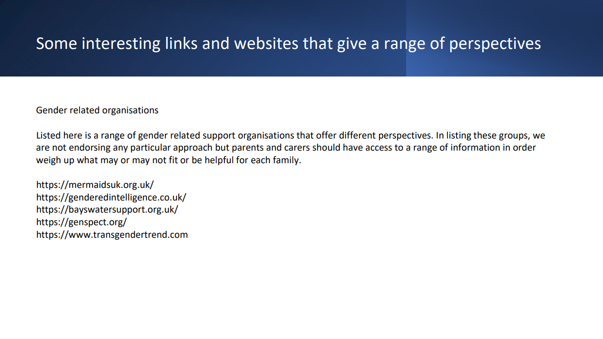 NHS Trust uses "Gender Exploratory" training materials promoting conversion therapy lobbyists